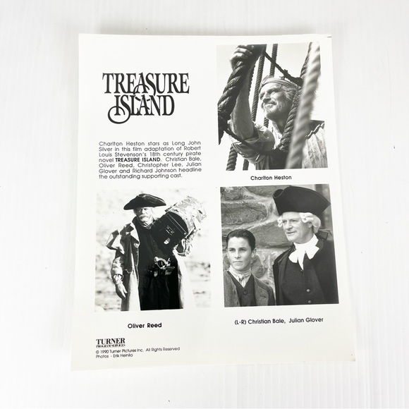 Other | Vintage 199 Turner Pictures Treasure Island Cast Press Photo ...